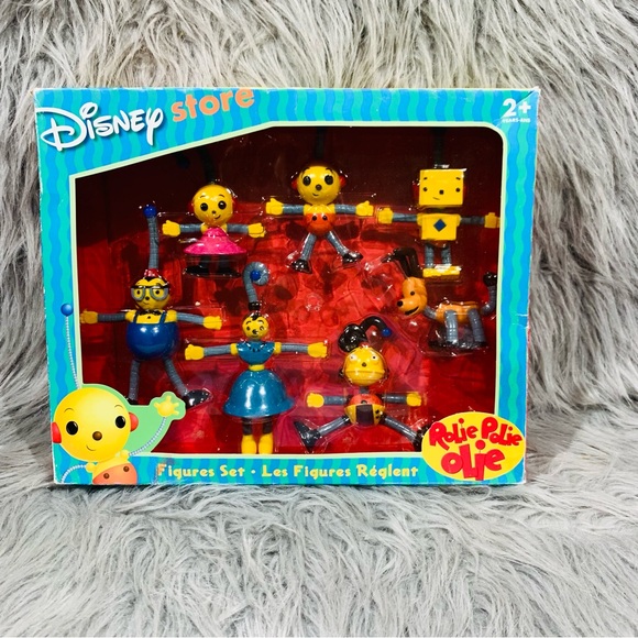 Disney | Toys | Vintage Disneys Rolie Polie Olie 7 Figures Set | Poshmark